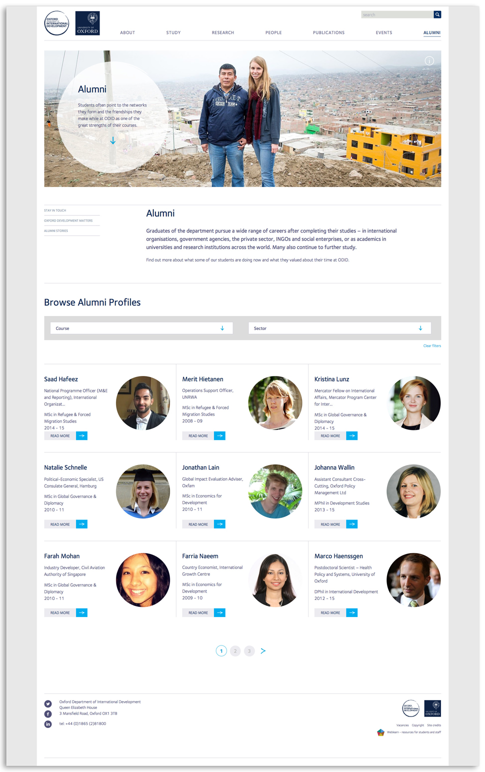 odid-alumni-website-design - Franks and Franks